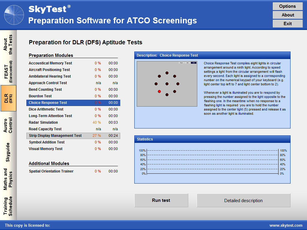 SkyTest® Fluglotsen-Trainingssoftware für DFS/DLR, Austro Control und ...