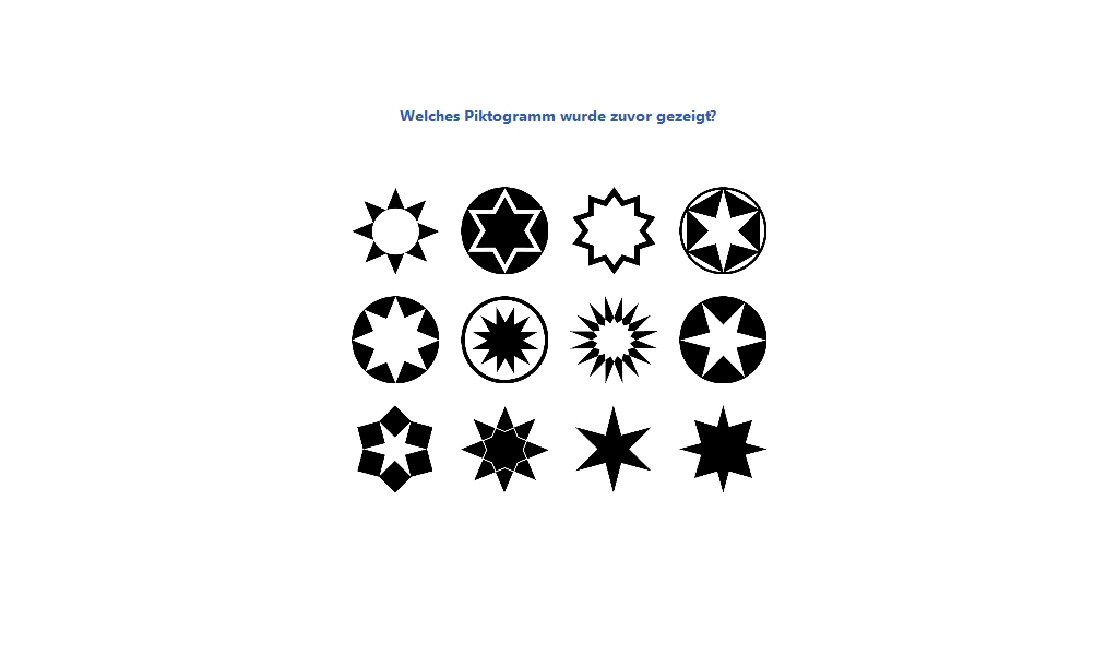 SkyTest® - FEAST 1: Piktogramme merken